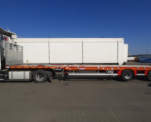 MAX Trailer Telemega 2 x rozciągana, hydrauliczny skręt osi | Wengrzyn